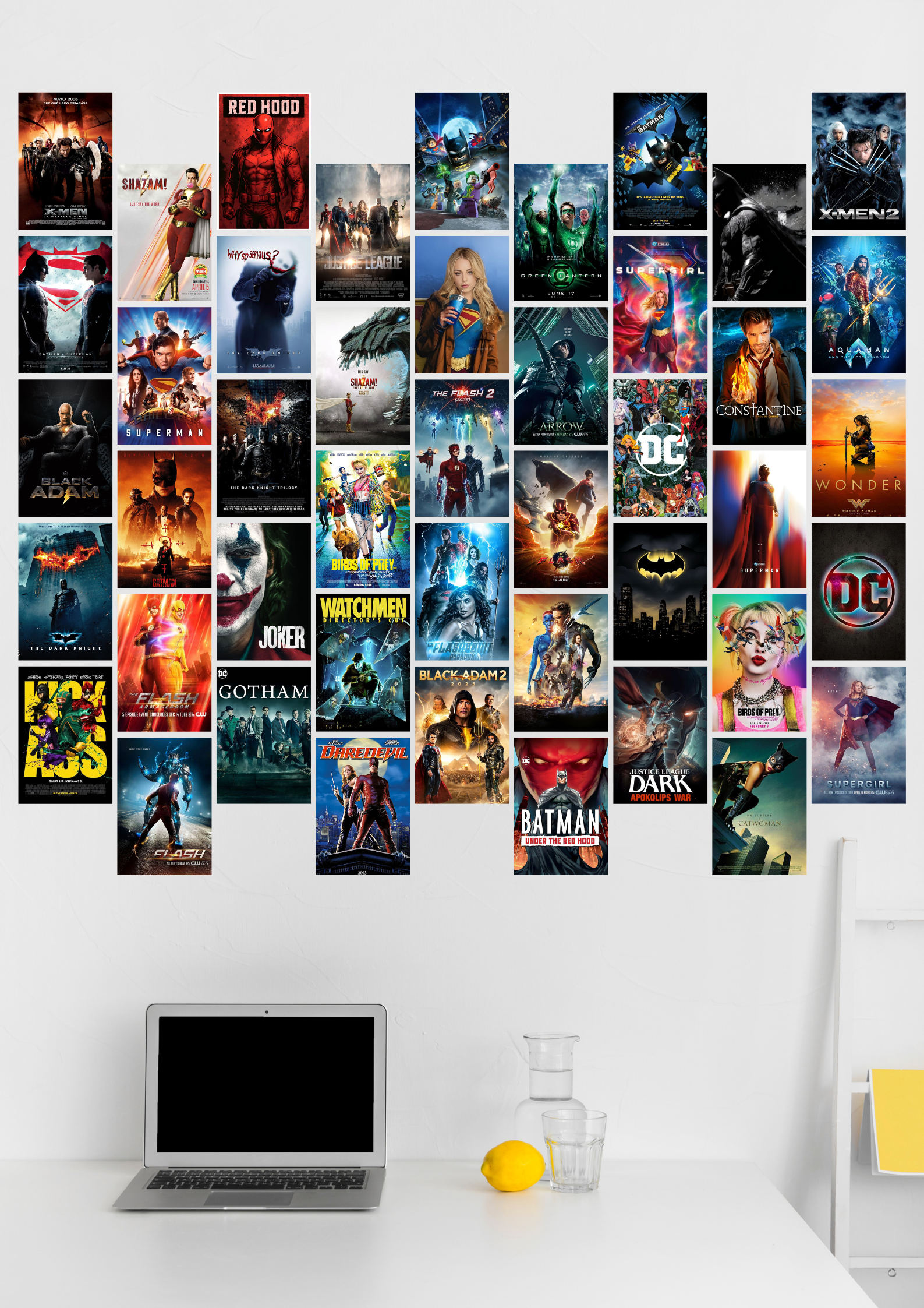 DC Superheroes Wall Collage Poster Set | Batman, Superman & Justice Le ...